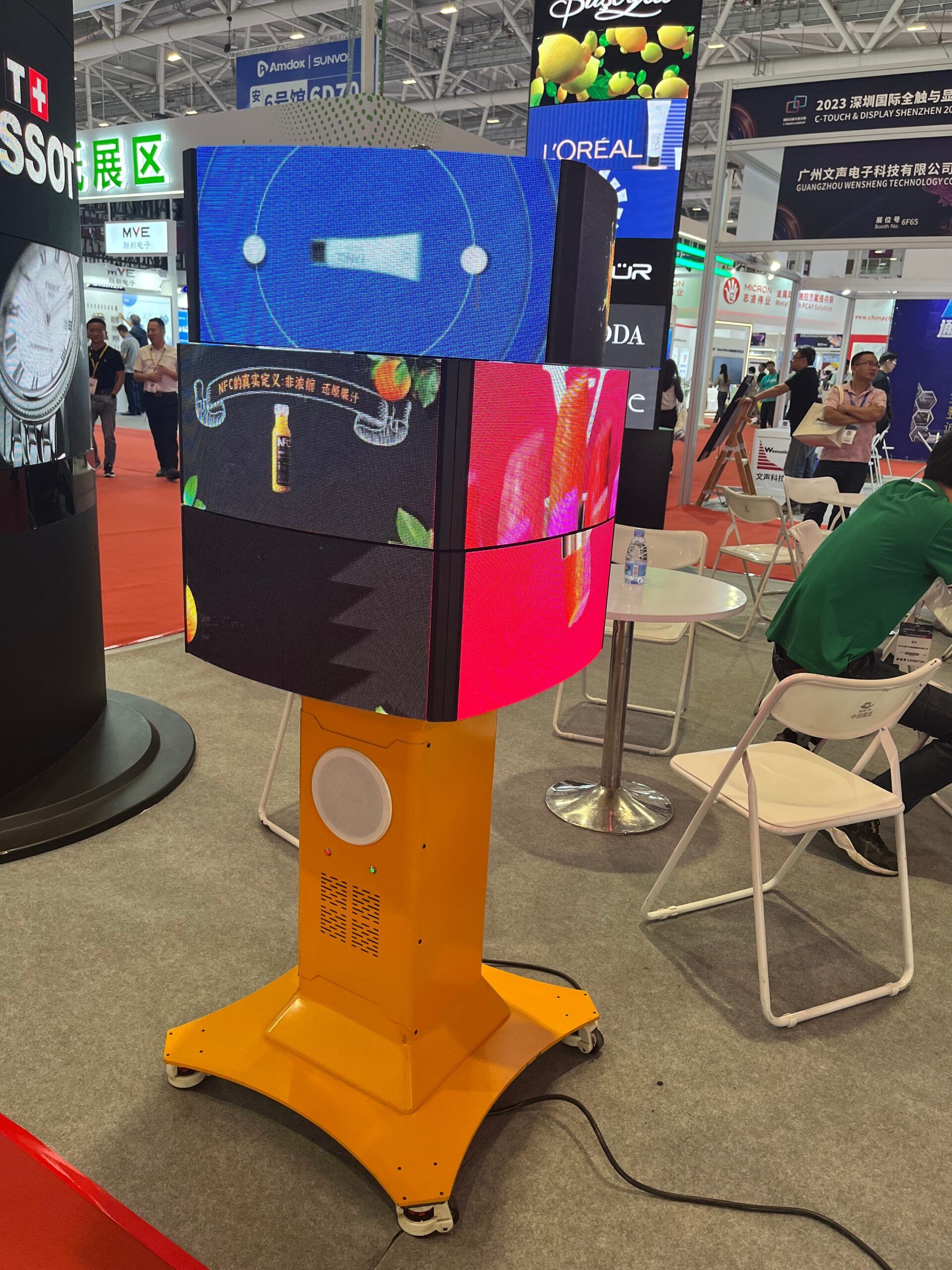 Mini rotate cube sign - Top quality led display manufacturer